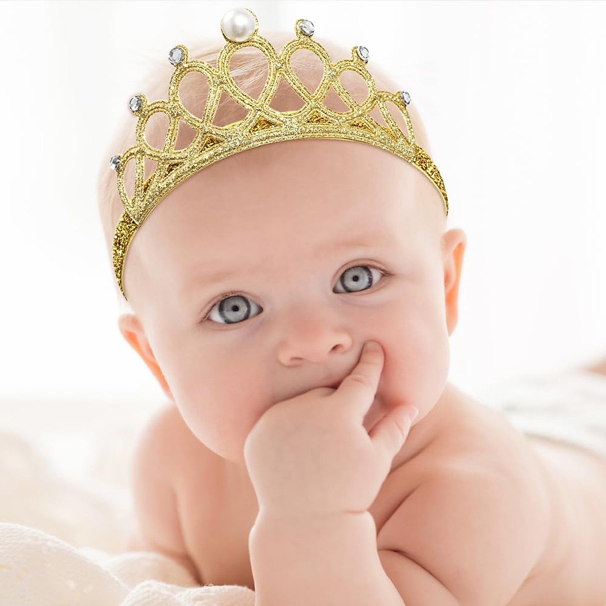 DANMY Baby Girl Super Elastic Headband Toddler Hair Band Soft Headwrap Crown Children Hair Accessories