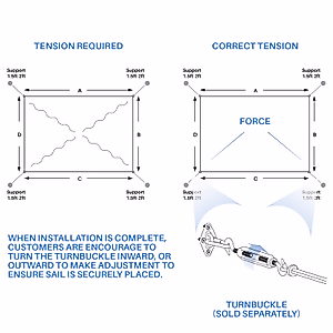 E&K Sunrise 10' x 12' Sun Shade Sail Rectangle Canopy Shade Cover UV Block for Patio Backyard Garden Outdoor (Gray)