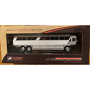 Iconic Replicas MCI MC-7 Bus White 1/87 Scale-HO Scale New! Perfect for Custom!