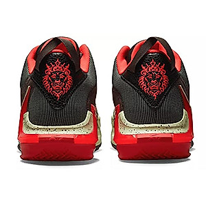 Nike Lebron Witness 7 Basketball Shoe (Black/Bright Crimson/Alligator/Barely Volt, us_Footwear_Size_System, Adult, Men, Numeric, Medium, Numeric_10)