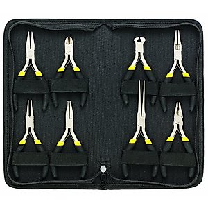 General Tools 8-Piece Mini Plier Set #938 With Zipper Case