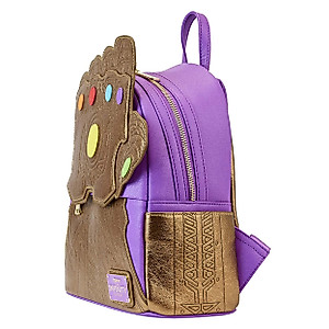 Loungefly Marvel Shine Thanos Gauntlet Mini Backpack Standard