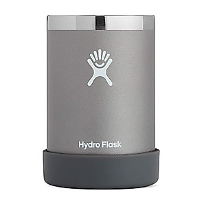 Hydro Flask Can Cooler Cup - Stainless Steel & Vacuum Insulated - Removable Rubber Boot - 12 oz, Graphite