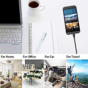 Android Charging Cable, 15Ft Charger Cable for PS4 Xbox One Controller, Durable Micro USB Cord Fast Charging Sync Wire for Samsung Galaxy S7 Edge S6 S5,LG,Moto G5,Black