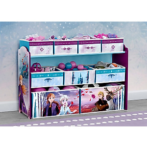 Delta Children Disney Frozen Deluxe 9 Bin Design and Store Toy Organizer, Greenguard Gold Certified