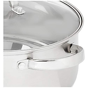 Heim Concept Stainless Steel 12-Piece Cookware Set, Silver