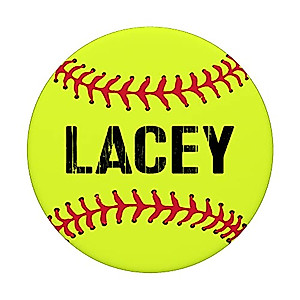 Lacey Name Softball Lacey PopSockets Swappable PopGrip