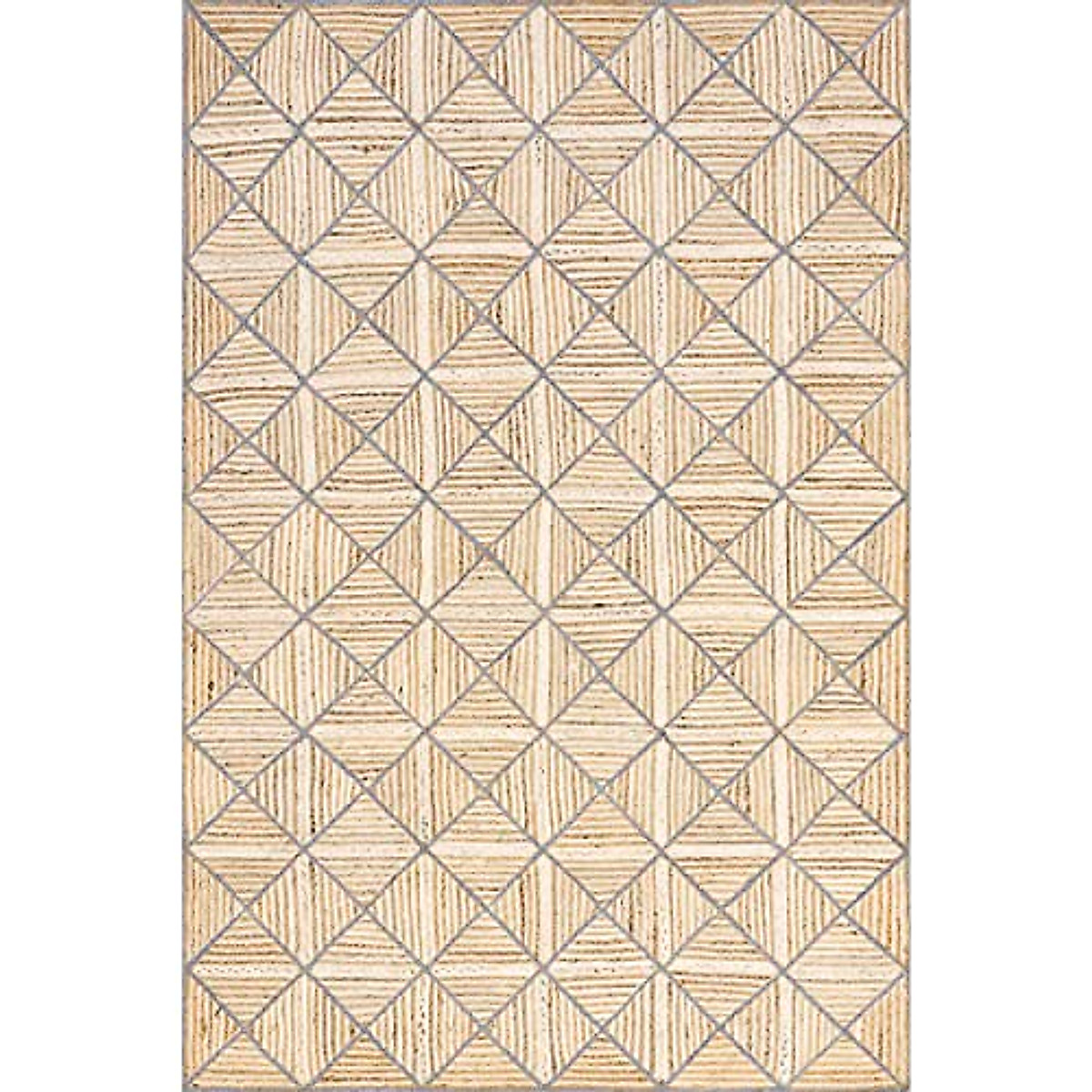 Rugs USA x Lauren Liess Marigold Vintage Tasseled Area Rug, 8' x 10', Brown