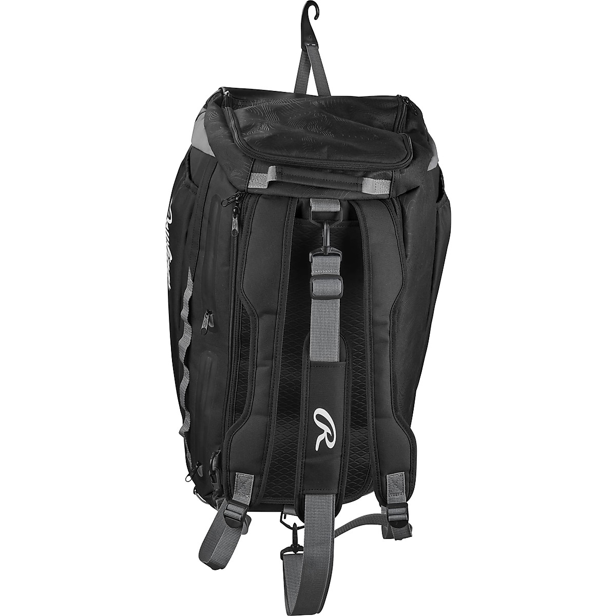Rawlings | MACH Hyrbid Backpack/Duffle Equipment Bag | Baseball &amp; Softball | Black