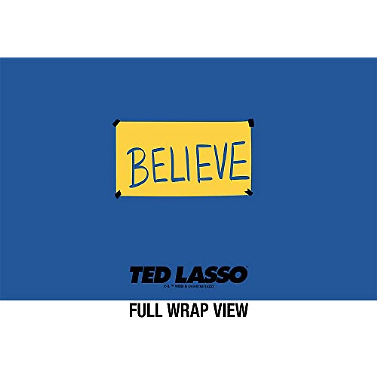 Ted Lasso OFFICIAL Ted Lasso Believe Sign 18 oz Insulated Water Bottle, Leak Resistant, Vacuum Insulated Stainless Steel with 2-in-1 Loop Cap