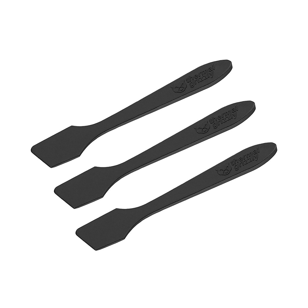 Thermal Grizzly - Spatula (3 Pieces) - Perfect Application and Spread of Thermal Paste Or Liquid Metal - Even and Precise Compound Distribution CPU/GPU/PS4/PS5/Xbox