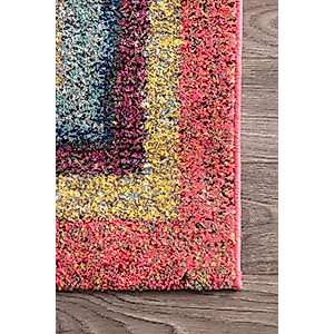 nuLOOM Hargis Labyrinth Runner Rug, 2' 5" x 8', Multi