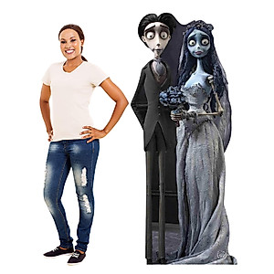 Cardboard People Corpse Bride and Groom Life Size Cardboard Cutout Standup