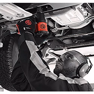 Chicago Pneumatic CP7748 Air Impact Wrench (1/2 Inch), Air Impact Gun Industrial Repair & Assembly Tool, Pistol Handle, Twin Hammer, Max Torque Output 959 ft. lbf/1300 Nm, 7000 RPM