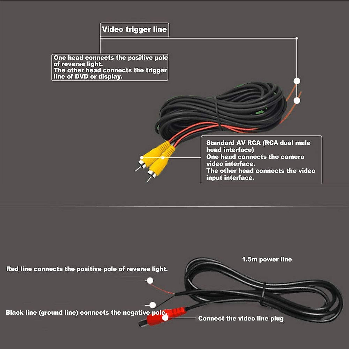 Fydun Rear View Camera High Definition Car Rear View Reverse Parking Camera Fit for Honda CRV Odyssey Jazz