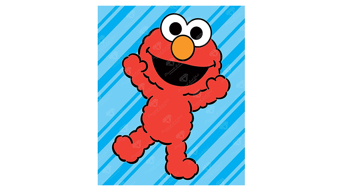 Diamond Art Club Sesame Street ELMO Canvas Diamond Painting Kit
