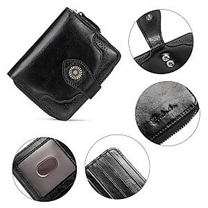 BOSTANTEN Genuine Leather Hobo Handbags bundle Women Leather Wallet