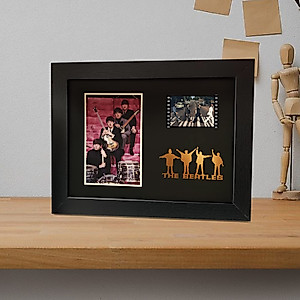 veratwo The Beatles Gifts,Beatles Picture Framed Decoration with 1x 35mm Film Display,Beatles Memorabilia for Huge Beatles Fans on Birthdays/Christmas/Thanksgiving 8x6 Inches