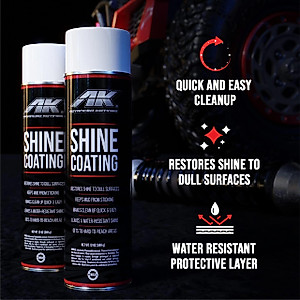 Advanced Kotings Shine Coating & High Foaming Car Wash Bundle | Removes Dirt, Oil, Grime, Shines Surfaces, and Makes Off-Road Clean-Up Easier for ATVs, UTVs, Vehicles and More - 6 Pack Kit