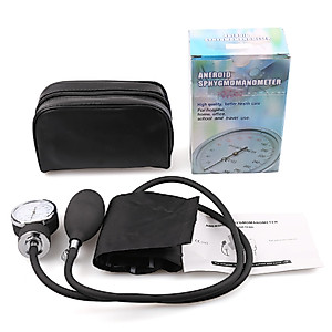 LotFancy Aneroid Sphygmomanometer, Pediatric BP Cuff, Child & Small Cuff, Professional Manual Blood Pressure Cuff, 7.2"-10.5", with Zipper Case