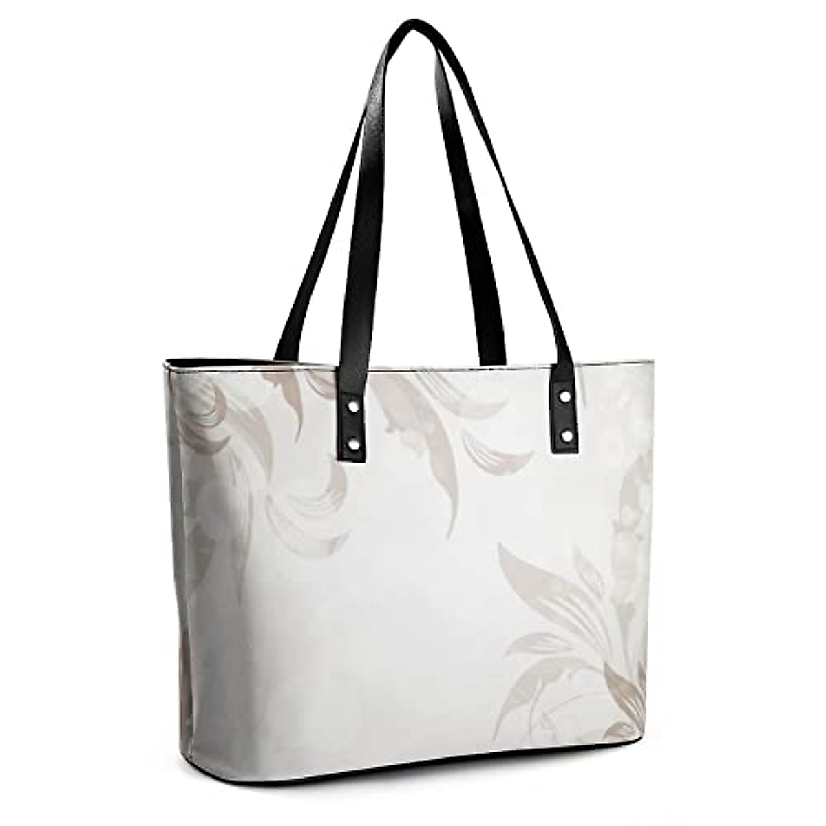 Womens Handbag Flowers Leather Tote Bag Top Handle Satchel Bags For Lady