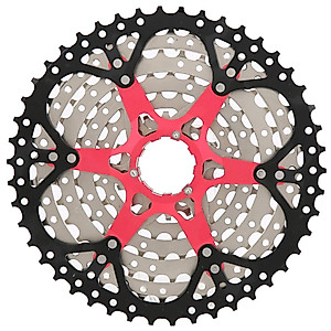 OKBY 8 Speed 46T Large Gear Mountain Bike Ultralight Hollow Cassette Freewheel Bicycle Freewheel Bike Freewheel Cassette Bicycle Accessory