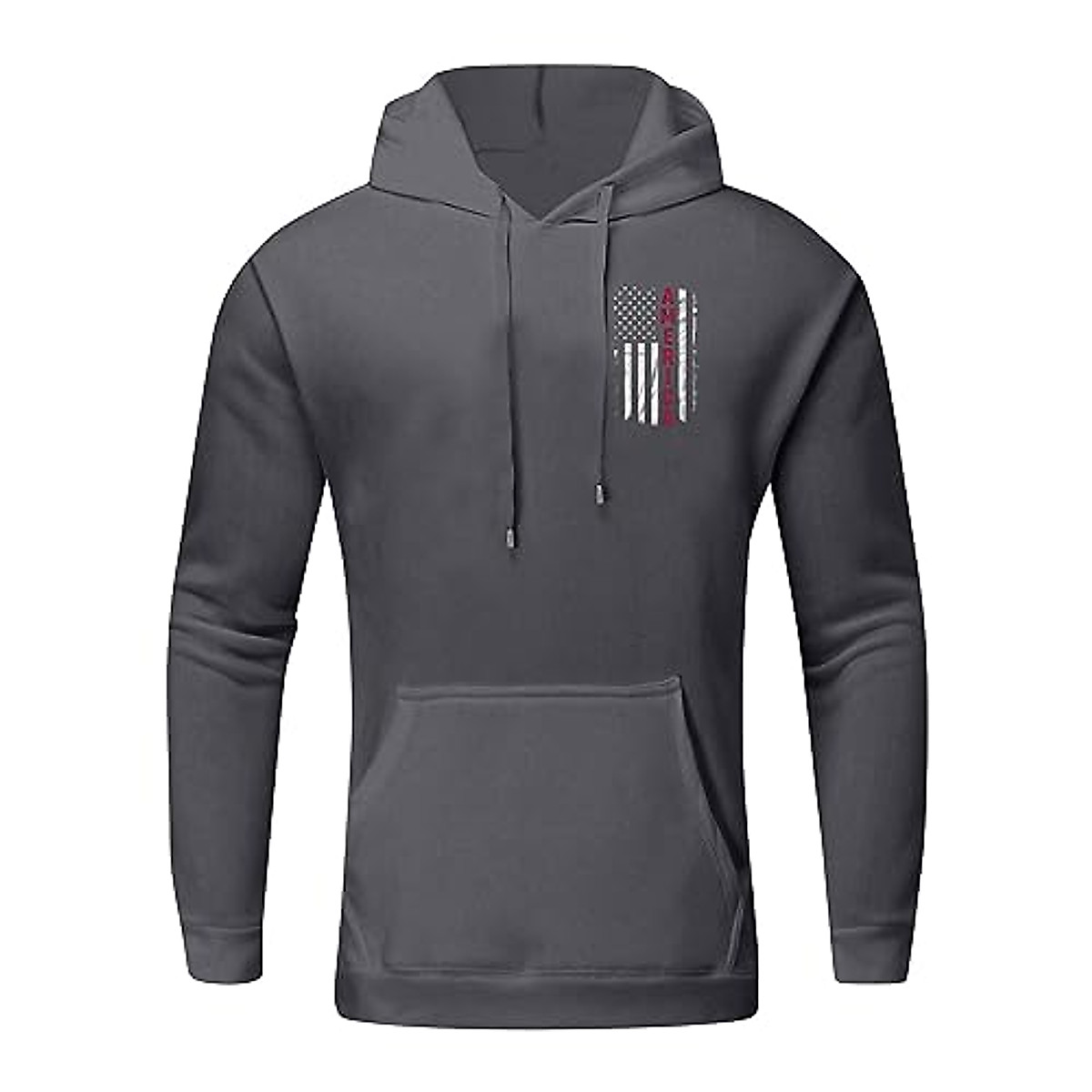 DuDubaby Graphic Hoodies Men Long Sleeve Letter Print Fleece Mens Hoodies Pullover Funny Novelty Basic Light Weight Gradient Tie Dye Hooded Sweatshirt Men Cool Thick Hooded 01 Dark Gray Xl