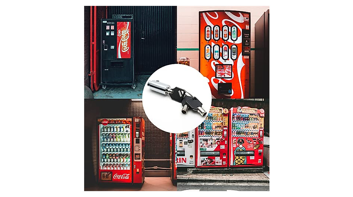 Secure Qjaiune Vending Machine Lock & Key Set