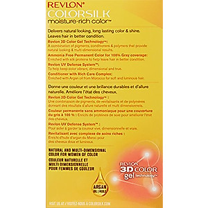 Revlon Colorsilk Moisture Rich Hair Color, Light Golden Blonde No. 100, 1 Count
