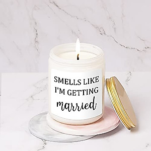 Smells Like I'm Getting Married, Engagement Gifts, Wedding Gifts, Newly Engaged Gifts, Brides Gifts, Bridesmaid Gifts, Bride to Be Gift, Gifts for Bride, Couples - 7oz Lavander Scented Candles