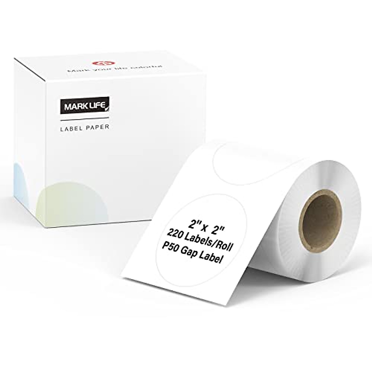 MARKLIFE Label Maker Machine with 2 Tapes Barcode Label Printer - Mini Portable Bluetooth Thermal Labeler for Address Clothing Jewelry Retail Barcode Small Business Home Office Compatible Phones &PC