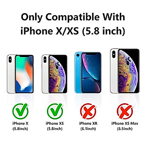 Lawonda 2-in-1 Crossbody Cell Phone Case with Detachable Lanyard Strap Adjustable Lanyard Shockproof Protective Moblie Phone Case Compatible with iPhone Xs 5.8 Inch Pink