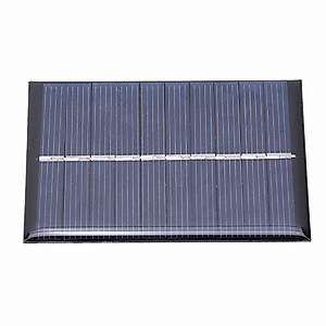 Delaman 2Pcs Solar Panel, Polysilicon Solar Panel Charging Power Board Charger for Small Power Appliances