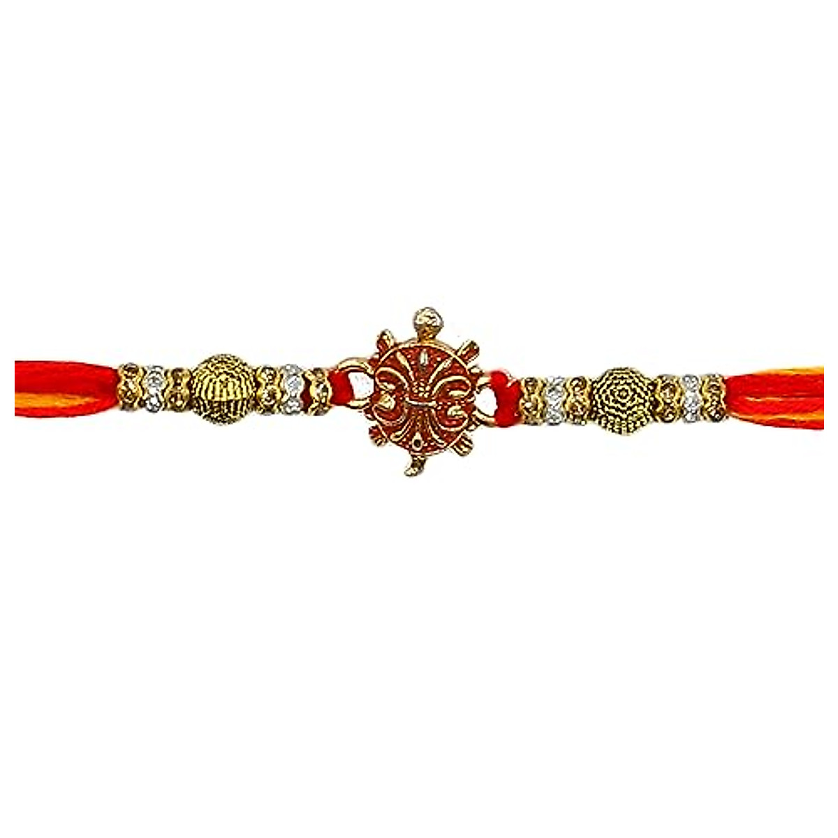 Premium Designer Rakhi for Brother Multicolor Beautiful & Designer Thread Raksha Bandhan Rakhi for Loving Brother Bhai | Rakhi for Small Brother (Lucky Turtle)