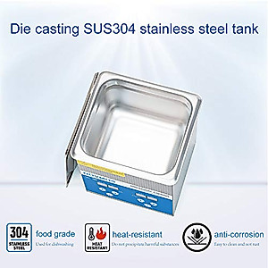 Ultrasonic Cleaner - NOVMOS 2L ultrasonic Jewelry Cleaner,ultrasonic Parts Cleaner,Sonic Cleaner with Digital Timer and Heater for Cleaning Denture,Jewelry,Carburetor,Lab,Dental Tool,Eyeglasses