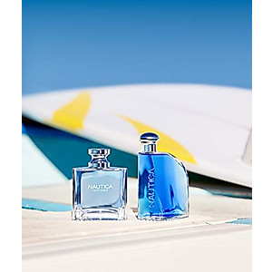Nautica Voyage Eau De Toilette for Men - Fresh, Romantic, Fruity Scent - Woody, Aquatic Notes of Apple, Water Lotus, Cedarwood, and Musk - Ideal for Day Wear - 3.3 Fl Oz