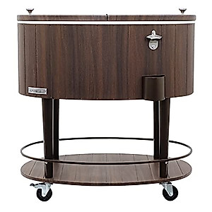 Permasteel PS-A209-BW Patio Cooler, Brown