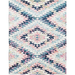 Artistic Weavers Tara Bohemian Southwestern Area Rug,7'10" x 10'2",Teal