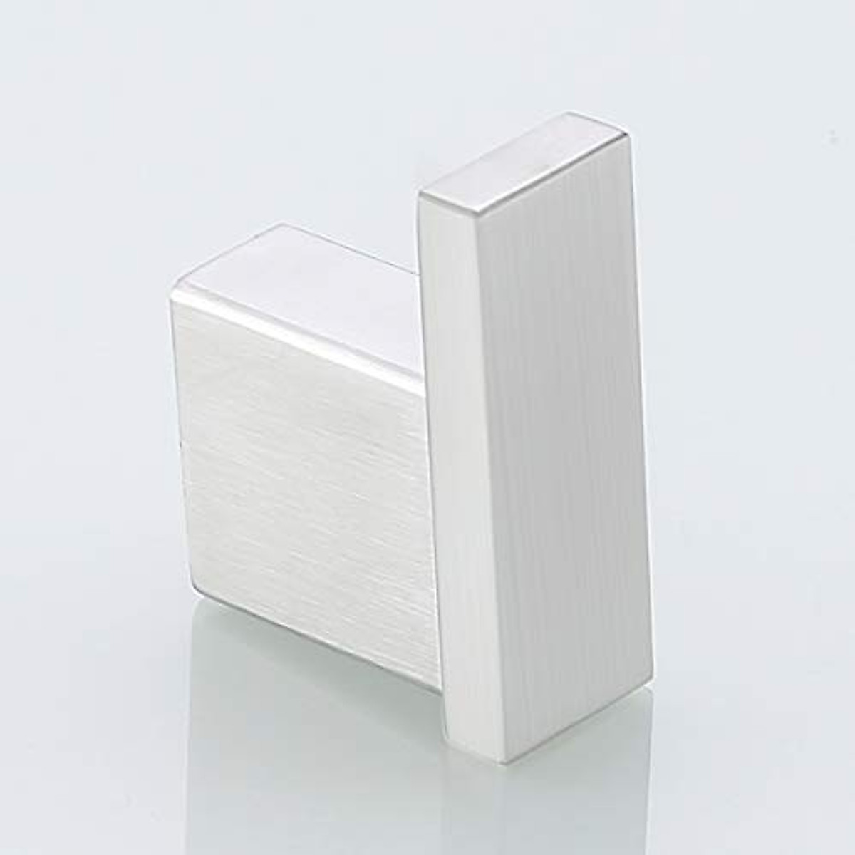 RANDOM Brushed Towel Hooks Bathroom Hardware Accessories Robe/Coat Hook SUS 304 Stainless Steel Clothes Hook for Bath Kitchen Contemporary Hotel Style Wall Mounted Hook 2 Pack.