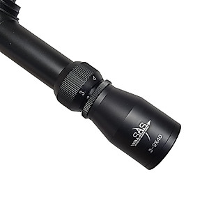 SAS Hunting Crossbow Rifle Airgun 3-9X40 Scope W/Weaver Rings