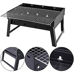 Krupasadhya Folding Portable Barbeque Grill Toaster Charcoal BBQ Grill Oven for Indoor and Outdoor