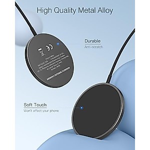iXular Magnetic Wireless Charger 15W Compatible with Mag-Safe Charger for iPhone 15 14 Pro Max Plus/13 Pro Max Mini/12,Magnetic Wireless Charging Pad for Airpods 3/2/Pro,Mag Safe Charger (1 Pack)