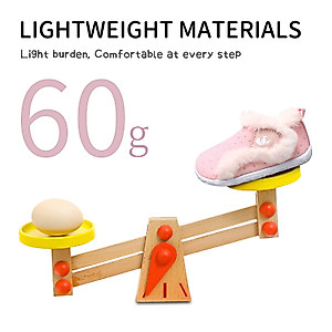 FEETCITY Newborn Baby Booties Non-Slip Sole for Boys Girls Infant Winter Shoes Warm Fleece Cozy Socks Shoes 12-18 Months