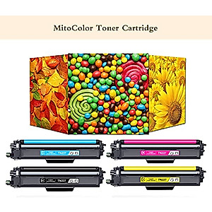 YOISNER TN227 High Yield Toner Cartridge 4 Pack: TN-227 TN 227 TN-223 TN223 Toner Replacement for HL-L3270CDW L3290CDW L3210CW L3230CDN L3230CDW MFC-L3750CDW L3770CDW L3710CW Printer (TN227BK/C/M/Y)