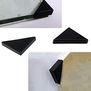 UoYu Corner Protectors- 20 Pcs Shape Triple-cornered Glass Corner Protector Cushion (8mm x 50mm)