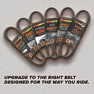 SuperATV.com Heavy Duty Extreme Badass CVT Drive Belt for 2014+ Polaris RZR XP 1000 / RZR XP4 1000 | Built to Withstand high Temps and Extreme Abuse!