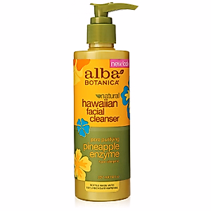 Alba Botanica Hawaiian Enzyme Face Cleanser, Pineapple, 8 oz