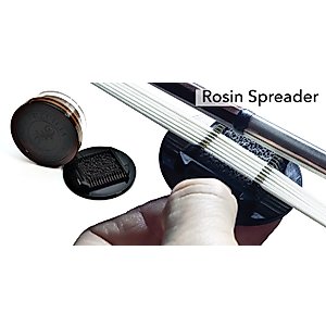 CECILIA ‘Signature Formula’ Rosin for Viola, Rosin Specially Formulated Viola Rosin for Viola Bows (New ‘Liquid Form Blending Method’) with Included Rosin Spreader (Full Cake)