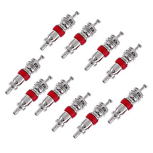 barenx 10Pc/lot Mountain Road Bike Cycling Schrader Removable Valve Core Tire Valve