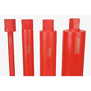 1"-4" Inch Diamond Wet Core Drill Bit Set 1-1/4” Threaded by BLUEROCK Tools for Concrete Rebar Asphalt Brick Rock Masonry Hole Barrel Coring